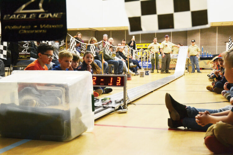 Racing for first place: Scouts compete in Kootaga’s annual Pinewood ...